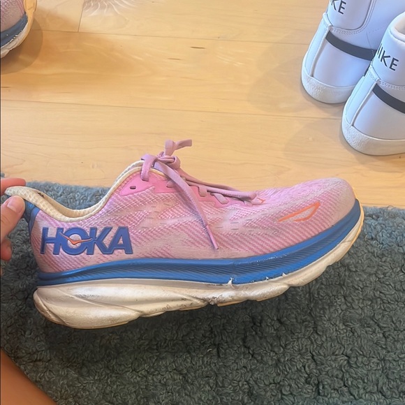 Hoka | Shoes | Hoka Pink And Blue Athletic Shoe | Poshmark